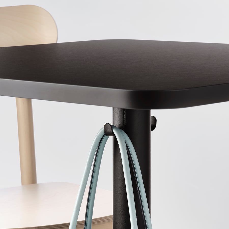 STENSELE table, anthracite/anthracite, 70x70 cm - IKEA Belgique
