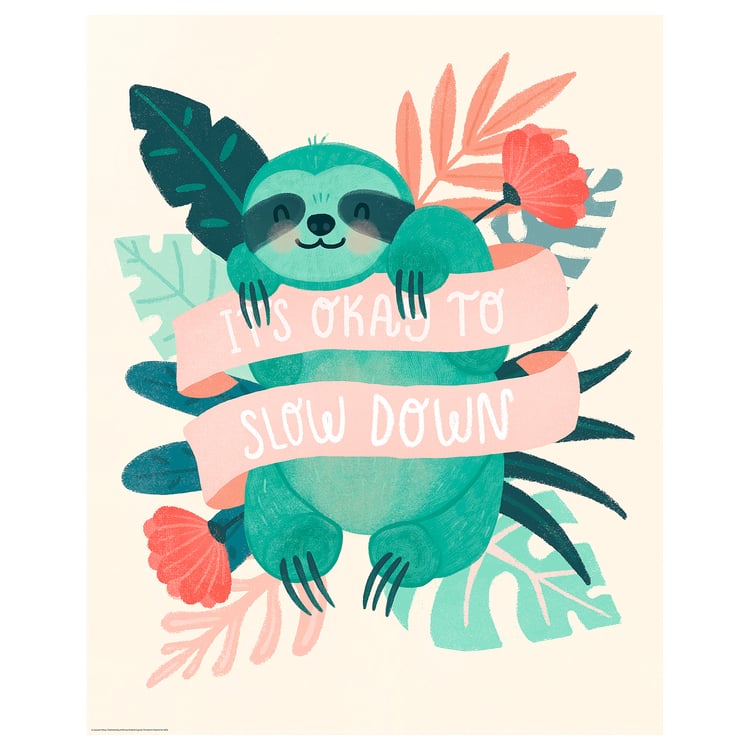 BILD Poster, rustig aan doen, 40x50 cm - IKEA België