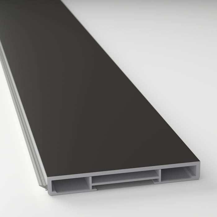 FÖRBÄTTRA plint, mat antraciet, 220x8 cm - IKEA België