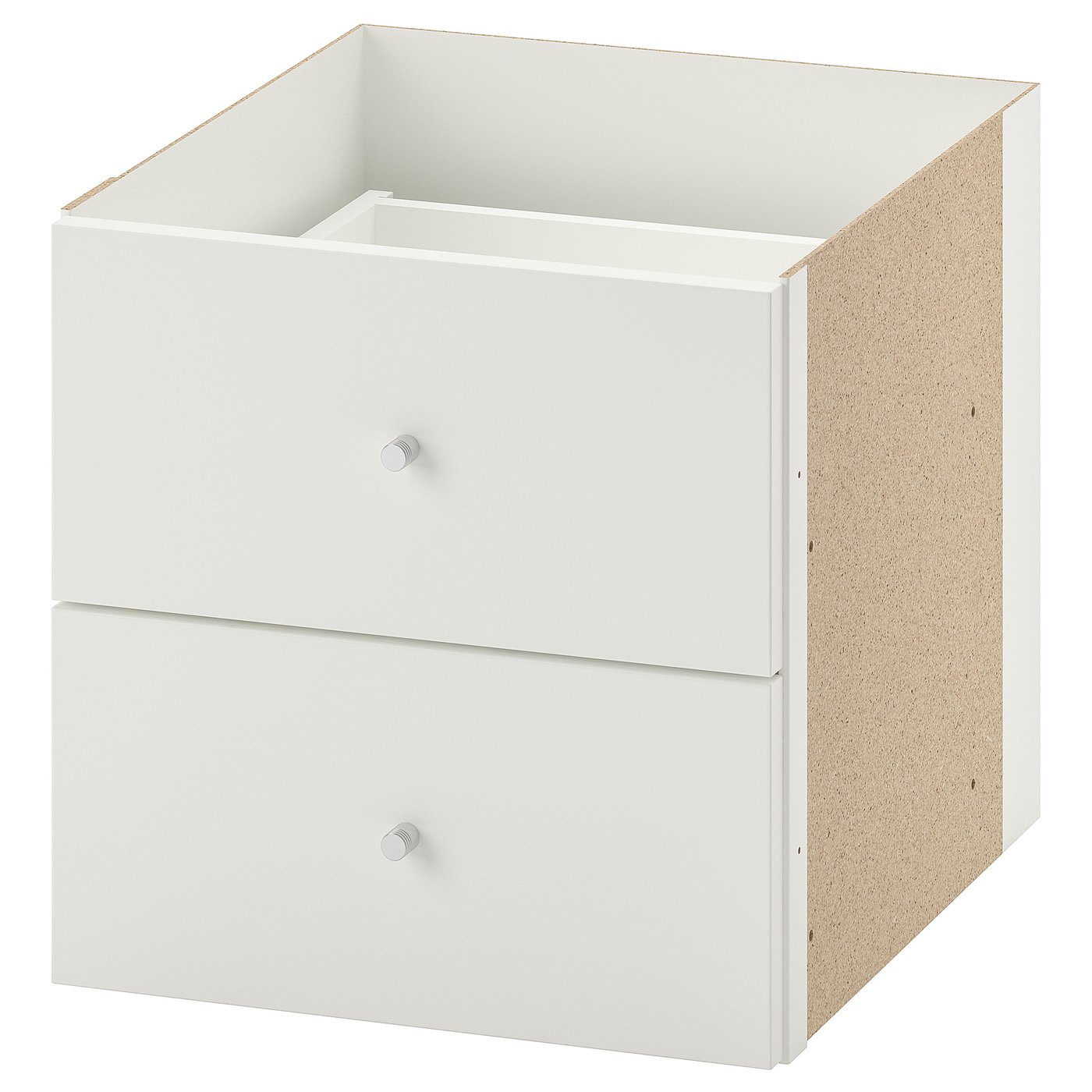 KALLAX Inzet met 2 lades, wit, 33x33 cm - IKEA België