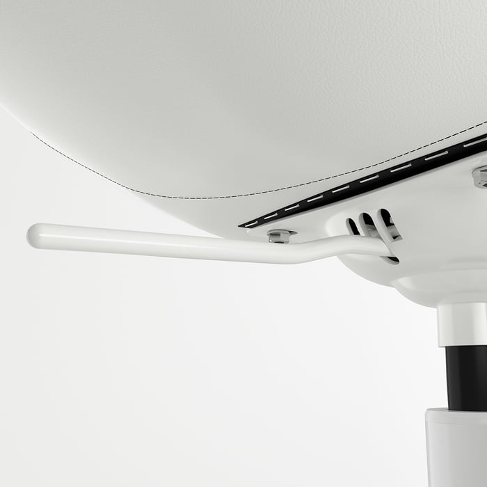 SKRUVSTA Bureaustoel, Ysane wit - IKEA België