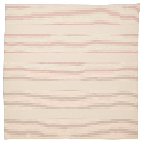 VIPPSTARR tafellaken, streeppatroon rood/naturel, 150x150 cm - IKEA België