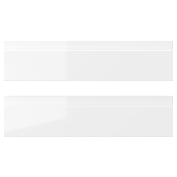 VOXTORP Ladefront, hoogglans wit, 40x10 cm - IKEA België