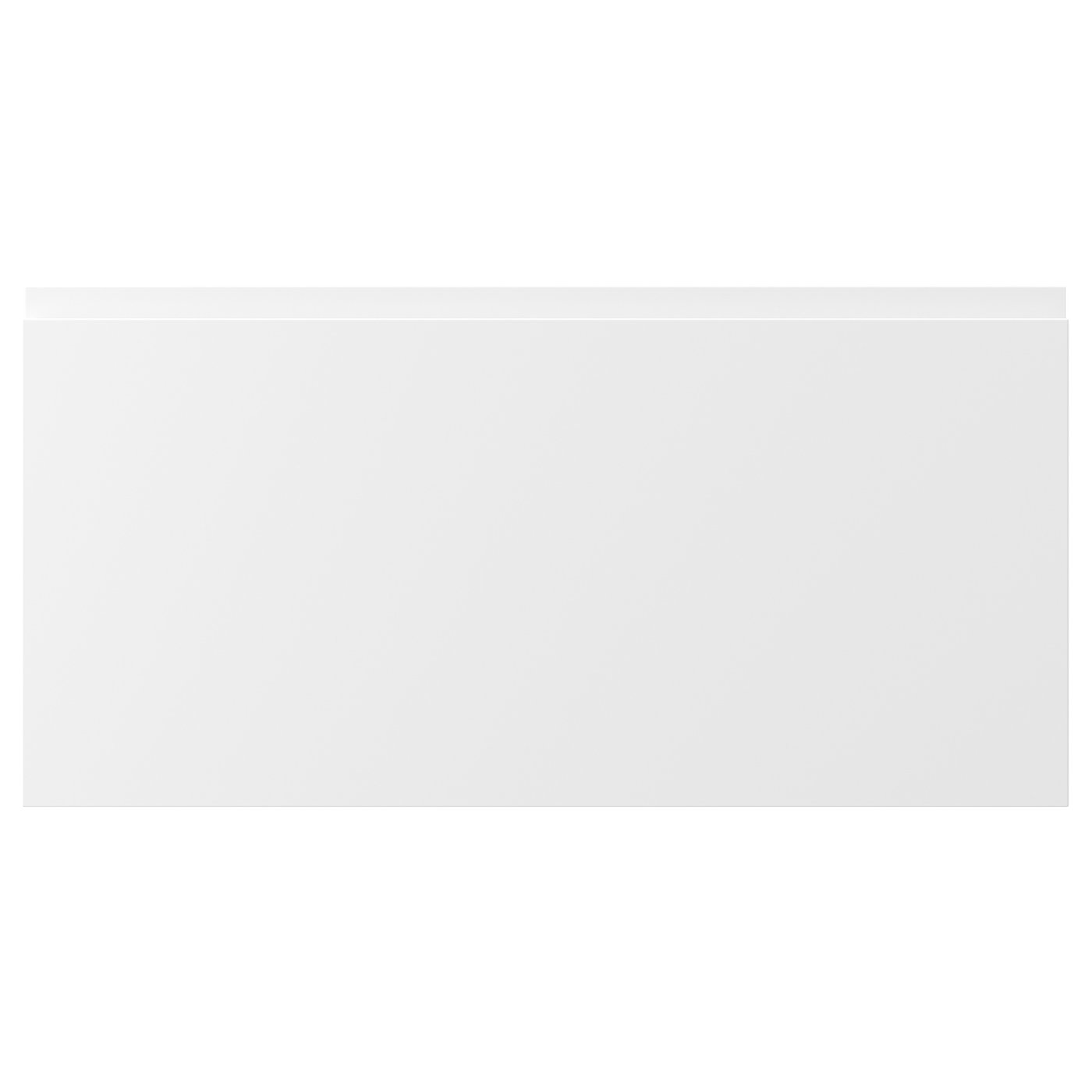 VOXTORP Ladefront, mat wit wit, 80x40 cm - IKEA België