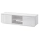 BYÅS TV bench, high-gloss white, 160x42x45 cm - IKEA