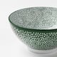 ENTUSIASM bowl, patterned/green, 12 cm - IKEA