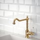 GLITTRAN kitchen mixer tap, brass-colour - IKEA