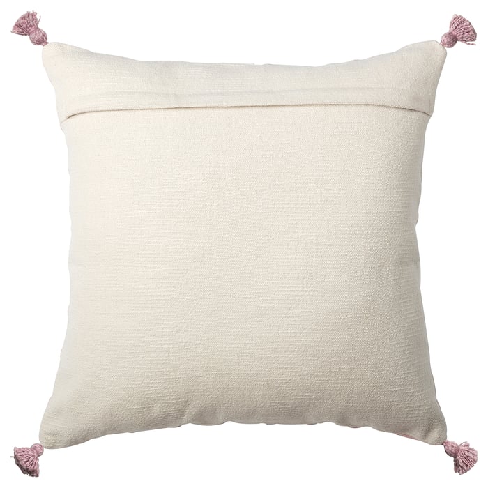 GOKVÄLLÅ cushion cover, white/pink, 50x50 cm - IKEA