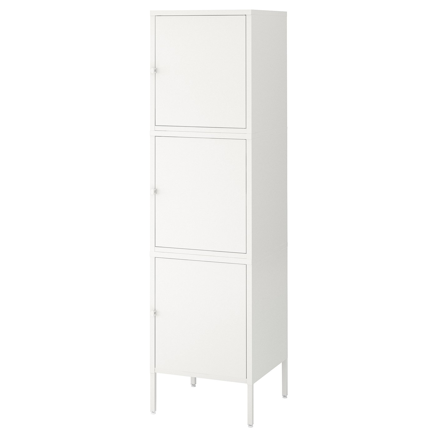 HALLAN storage combination with doors white 45x47x167 cm IKEA