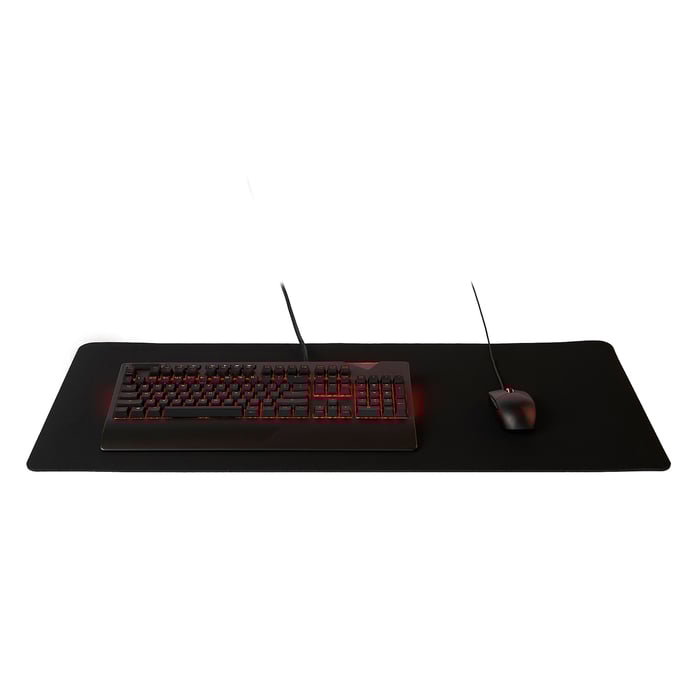 LÅNESPELARE gaming mouse pad, black, 90x40 cm - IKEA