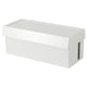 SÄTTING cable management box with lid - IKEA