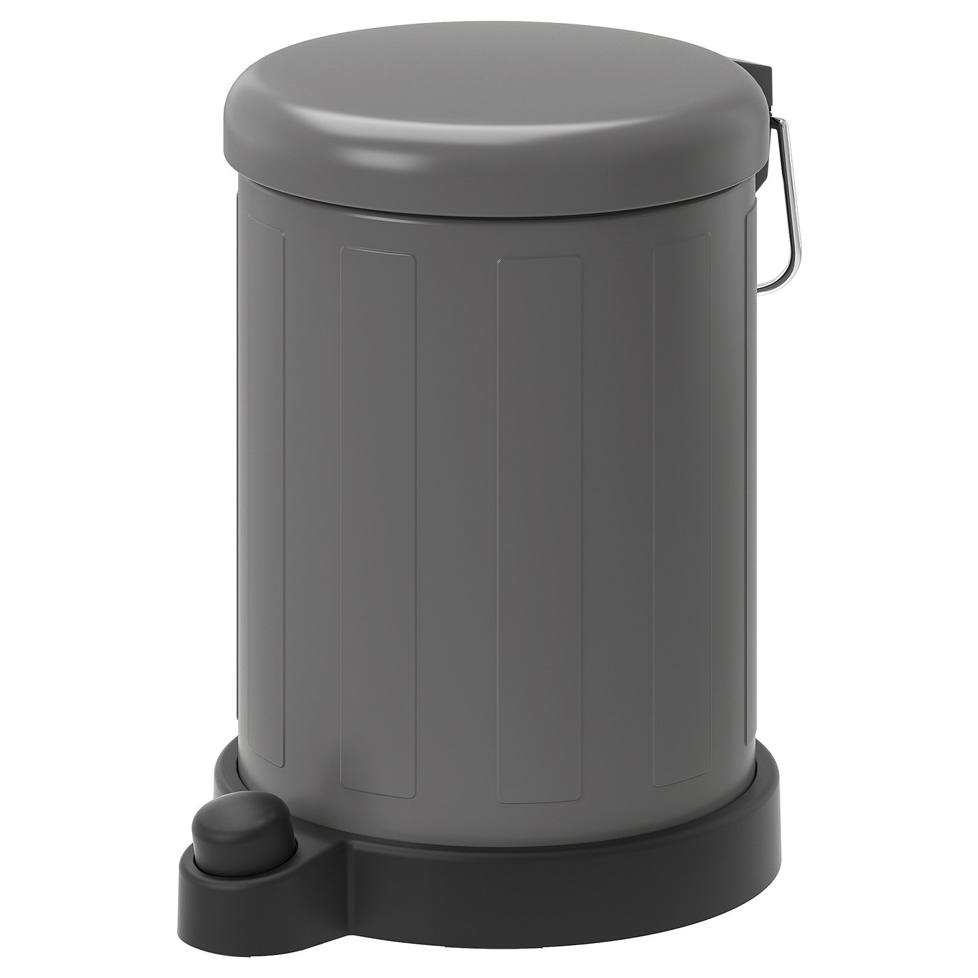 TOFTAN waste bin, grey, 4 l - IKEA
