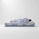 VÅGSTRANDA pocket sprung mattress, extra firm/light blue, 180x200 cm - IKEA