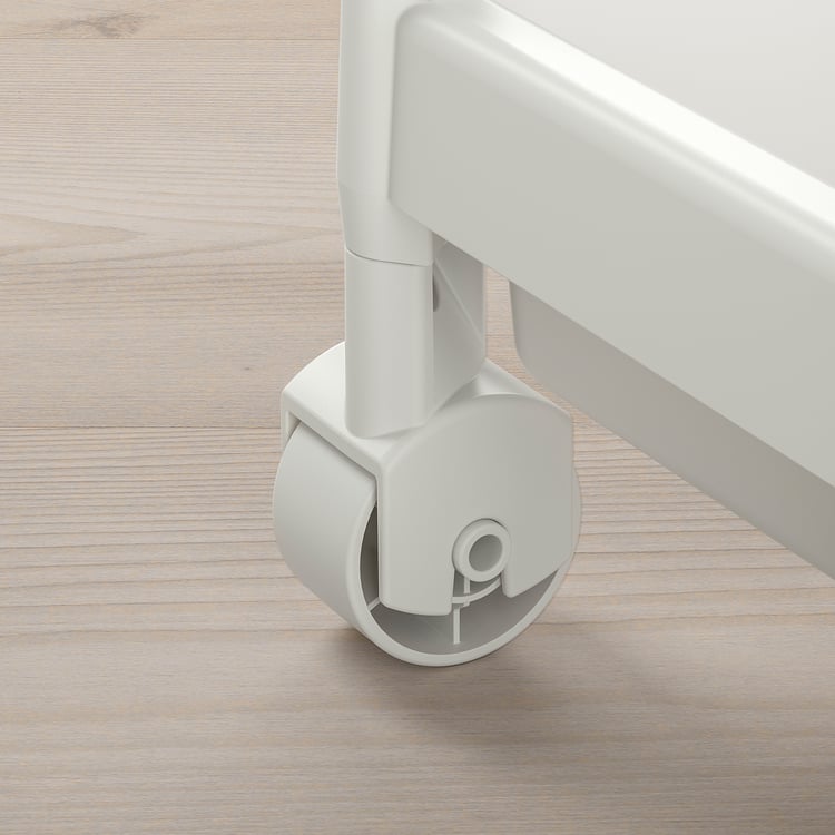 VESKEN trolley, white, 54x18x71 cm - IKEA