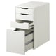 ALEX drawer unit/drop file storage, white, 36x70 cm (141/8x271/2 ...