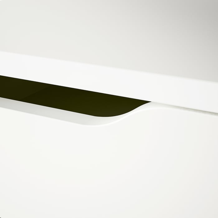 ALEX drawer unit/drop file storage, white, 36x70 cm (141/8x271/2 ...