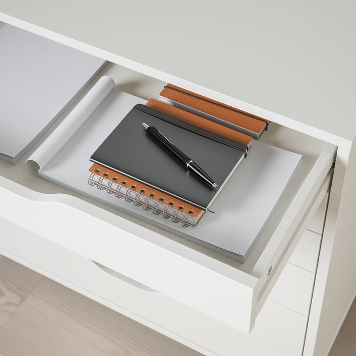 ALEX drawer unit on casters, white, 67x66 cm (263/8x26") - IKEA CA