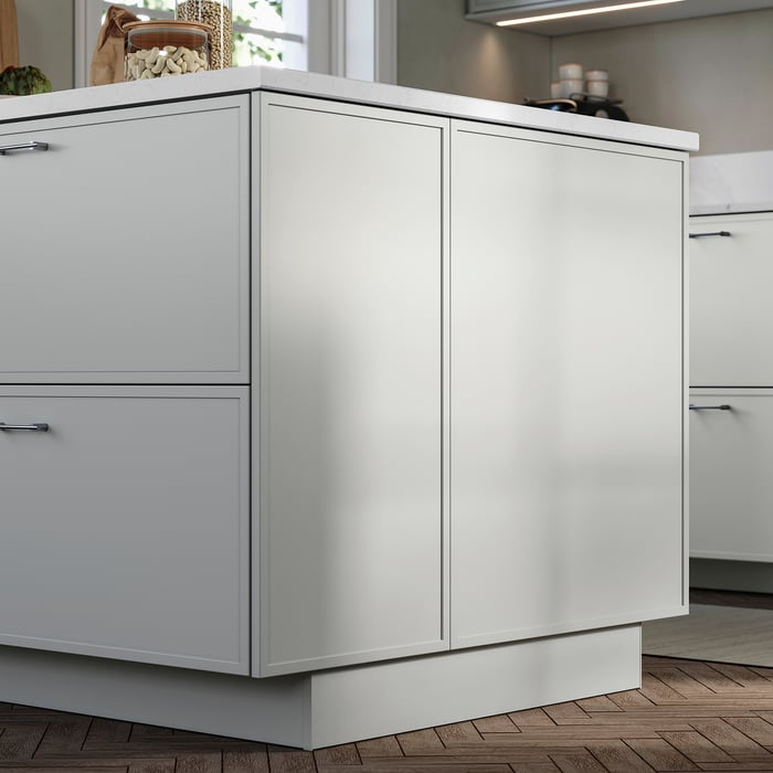 ASPUDDEN decorative cover panel, light gray, 63x76 cm (25x30") - IKEA CA