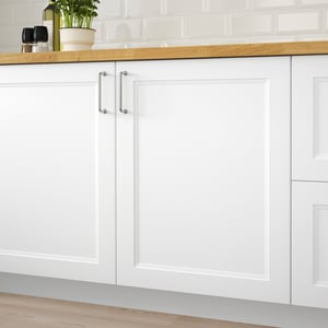 AXSTAD Kitchen With Matte White Kitchen Fronts - IKEA CA