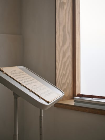 BJÖRKÅSEN laptop stand, beige - IKEA CA