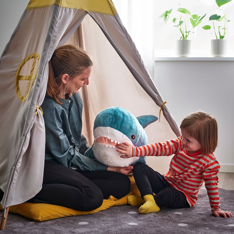 BLÅHAJ soft toy, shark, 100 cm (39 ¼") - IKEA CA
