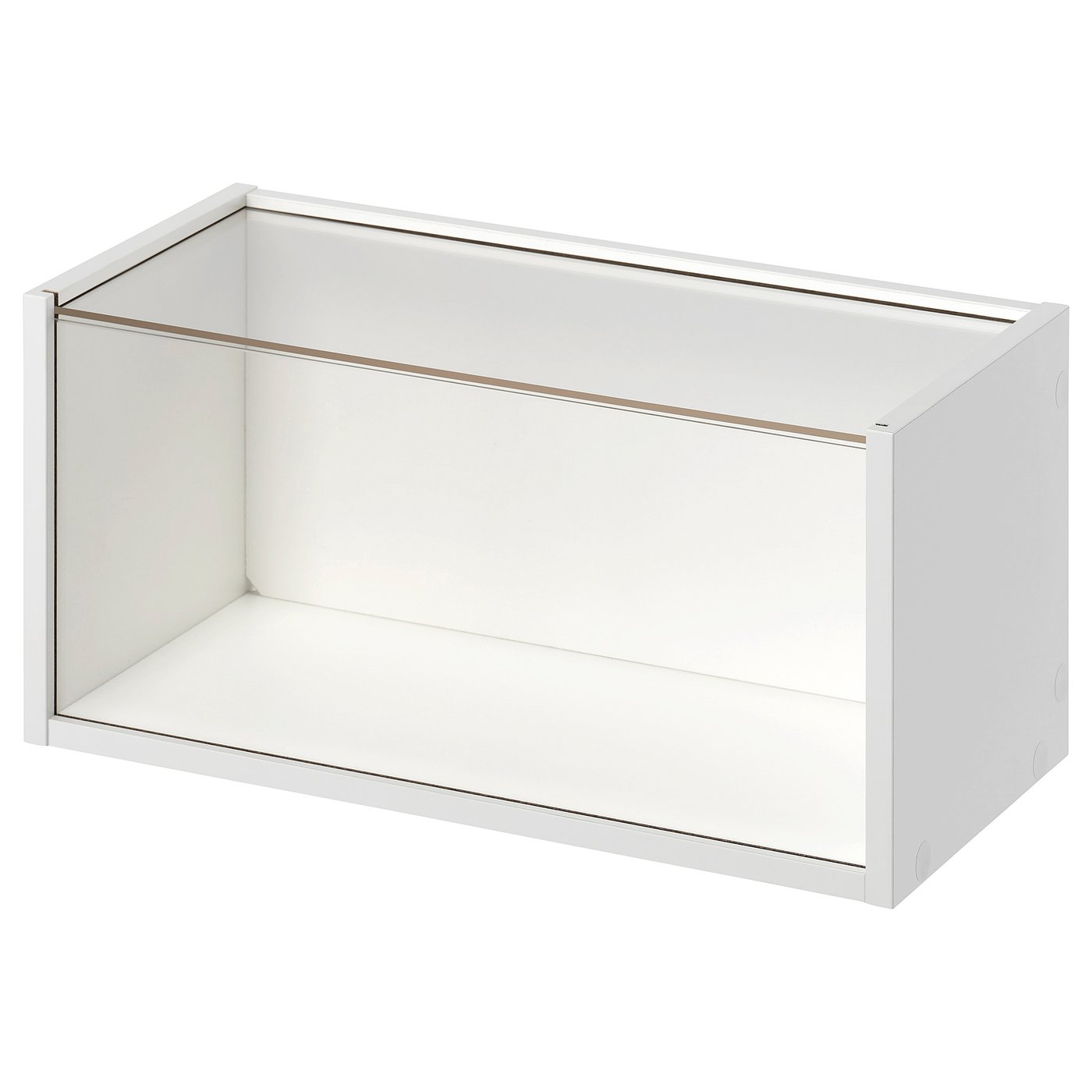 Wall mounted glass display store