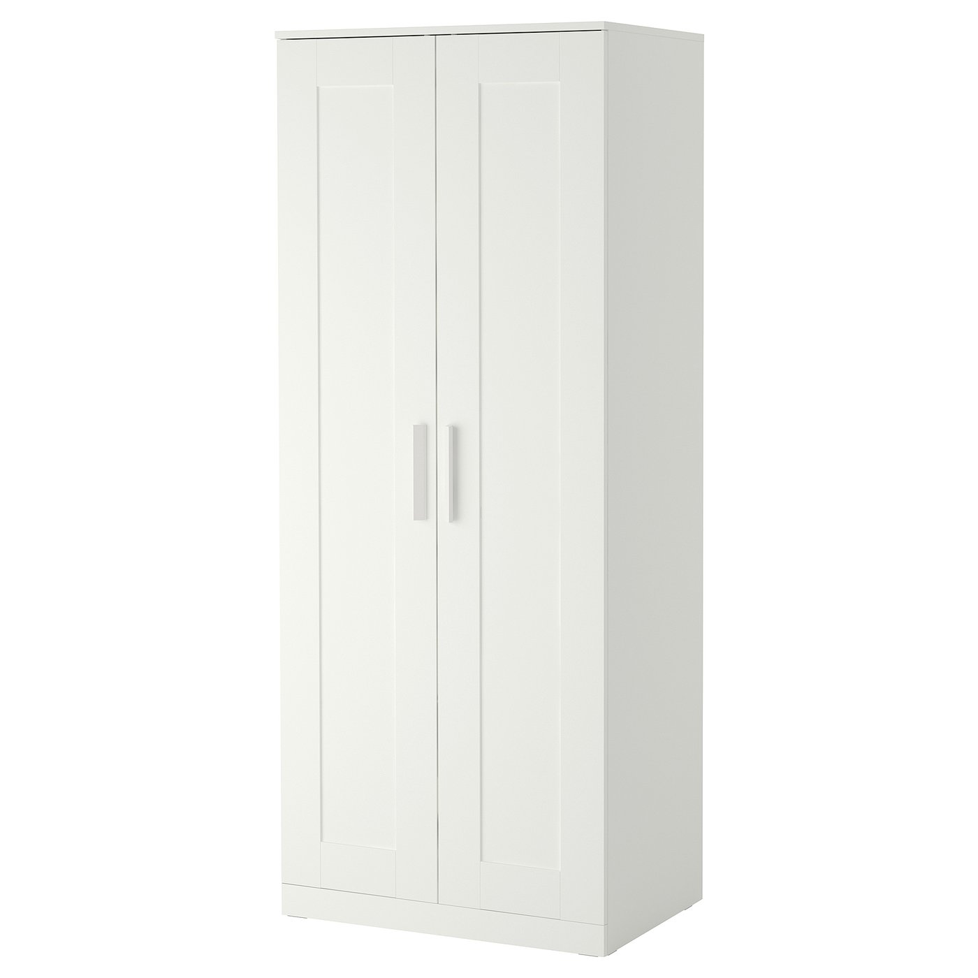 BRIMNES wardrobe with 2 doors, white, 78x50x190 cm (303/4x195/8x743/4 ...