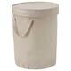 DIMPA sorting bag with lid, light gray-beige, 50 l (1691 oz) - IKEA CA