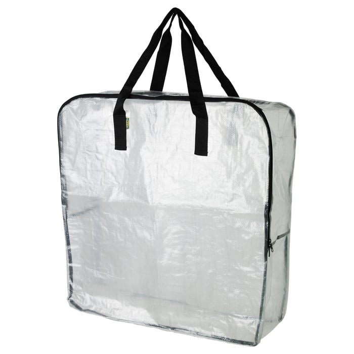 DIMPA Storage bag, transparent, 25 ½x8 ¾x25 ½" (65x22x65 cm) - IKEA CA
