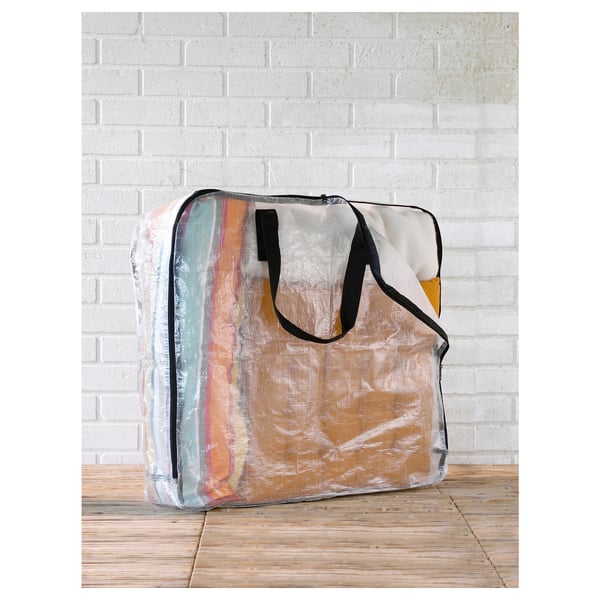 DIMPA Storage bag, transparent, 65x22x65 cm (25 ½x8 ¾x25 ½") - IKEA CA