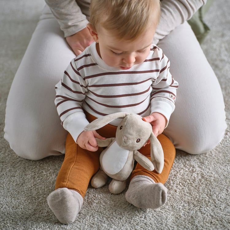DVÄRGHARE soft toy, bunny/beige, 21 cm (8 ¼") - IKEA CA