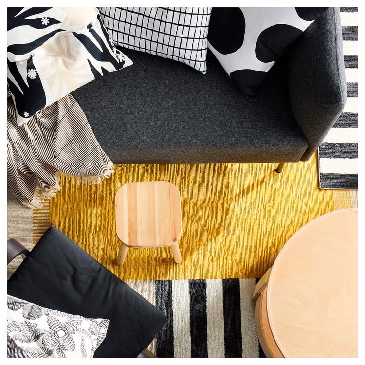 ELSYSTEM rug, low pile, multicolor, 133x195 cm (4'4"x6'5") - IKEA CA