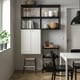 ENHET storage combination, anthracite/white, 122x32x152 cm (48x123/4x60 ...