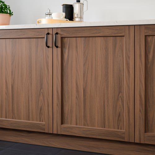 ENKÖPING door, brown walnut effect, 46x51 cm (18x20") - IKEA CA
