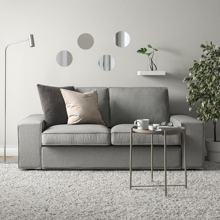 FÄRGEK decorative mirror, gray, 20 cm (77/8") - IKEA CA