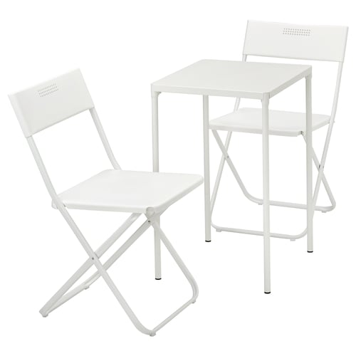 FEJAN bistro set, outdoor, white/white - IKEA CA