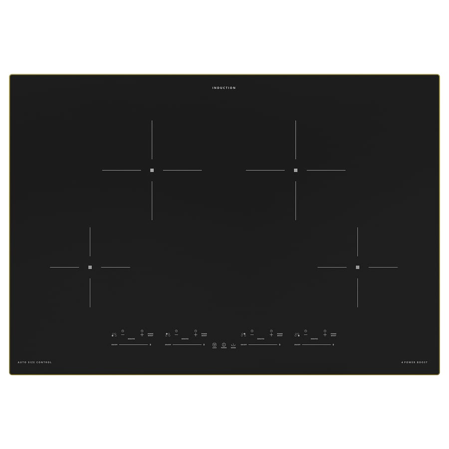 FLACKSTA induction cooktop, black, 76 cm (30") - IKEA CA