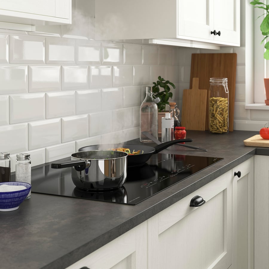 FLACKSTA induction cooktop, black, 76 cm (30") - IKEA CA