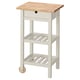 FÖRHÖJA kitchen cart, birch/white, 53x43 cm (207/8x167/8") - IKEA CA