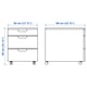 GALANT drawer unit on casters, white, 45x55 cm (173/4x215/8") - IKEA CA