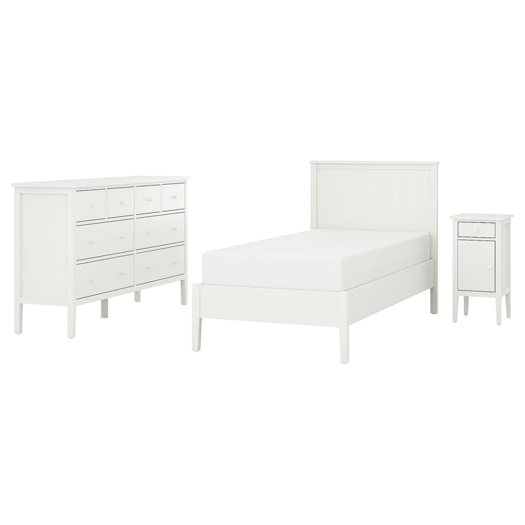 GULLABERG bedroom furniture, set of 3, white, Twin - IKEA CA