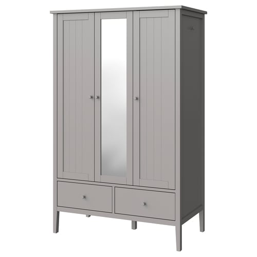 GULLABERG wardrobe, gray, 128x64x201 cm (503/8x251/4x791/8") - IKEA CA