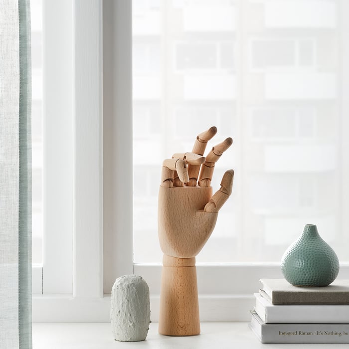 HANDSKALAD decoration, hand, natural - IKEA CA