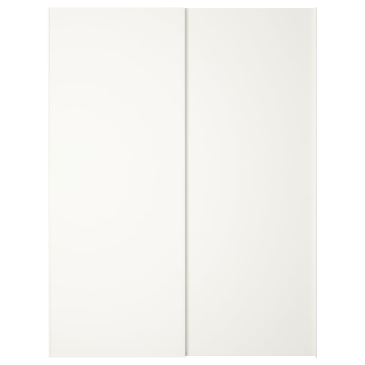 HASVIK pair of sliding doors, white, 150x201 cm (59x791/8") - IKEA CA