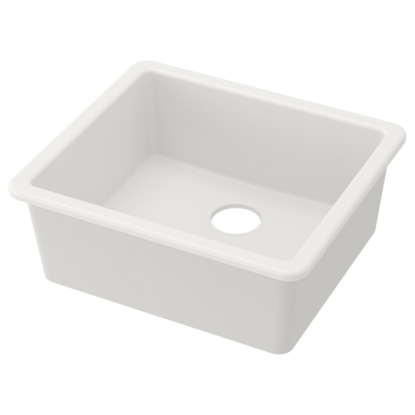 HAVSEN sink, white, 54x47 cm (21x18 ½") - IKEA CA