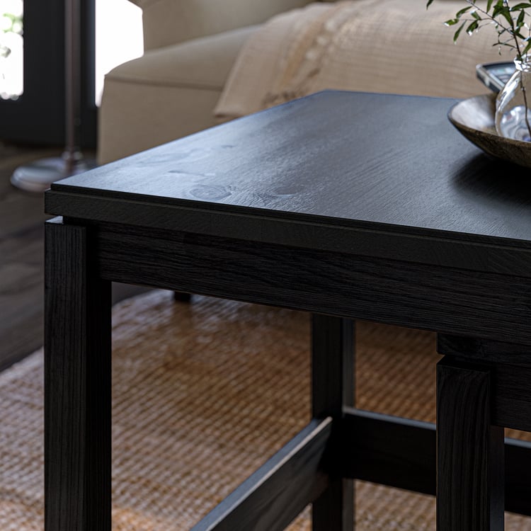 HAVSTA nesting tables, set of 2, black - IKEA CA