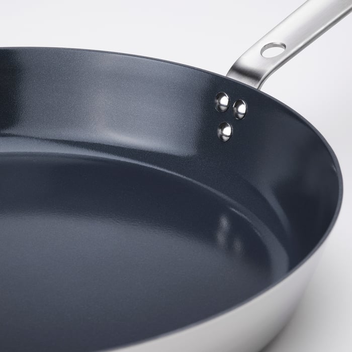 HEMKOMST frying pan, stainless steel/non-stick coating, 32 cm (13 ...