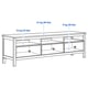 HEMNES TV bench, black-brown, 183x47x57 cm (72x181/2x221/2") - IKEA CA