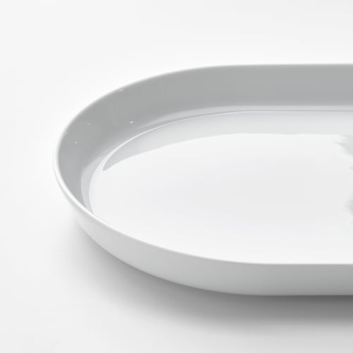 IKEA 365+ serving plate, white, 36x20 cm (14x8") - IKEA CA