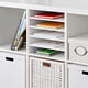KALLAX insert with 4 shelves, white, 33x33 cm (13x13") - IKEA CA